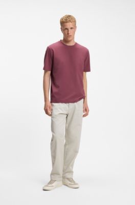 BOSS relaxed-fit t-shirt with a layered logo print