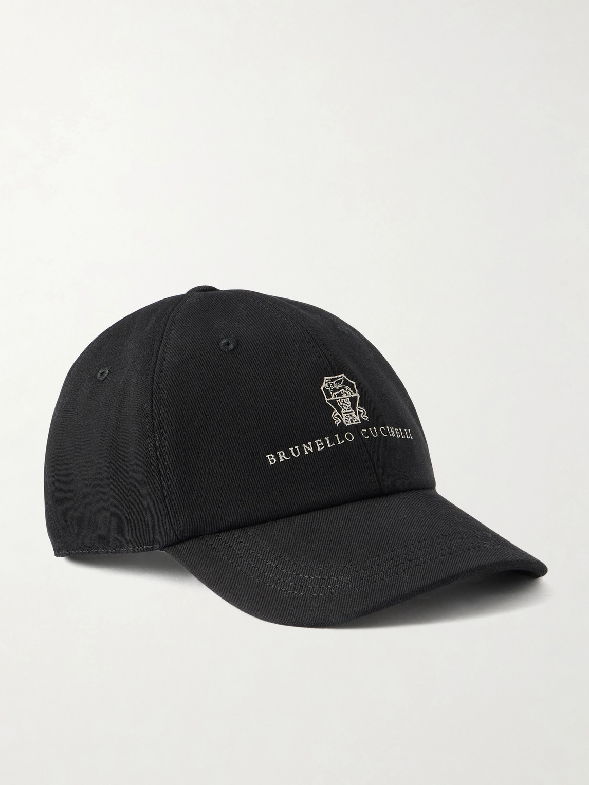 BRUNELLO CUCINELLI Brunello Cucinelli Logo-Embroidered Cotton-Twill Baseball Cap