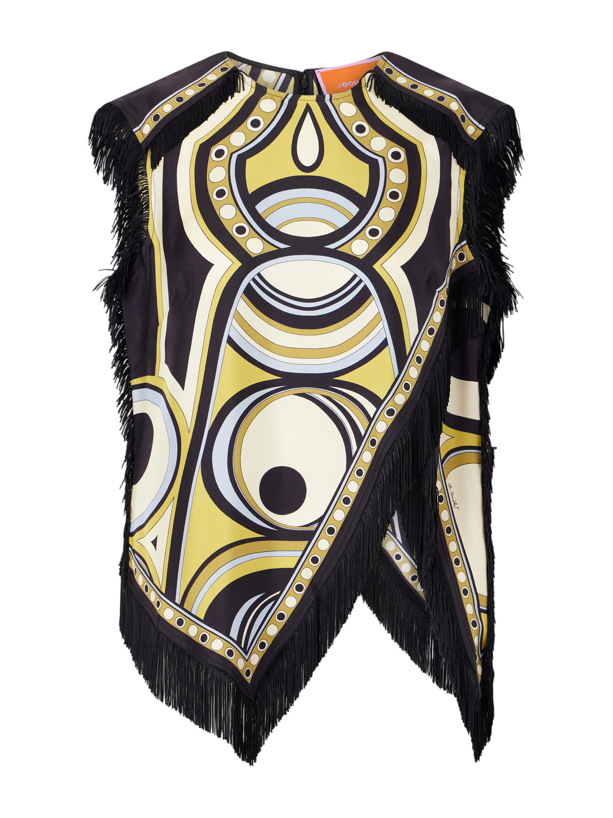 LA DOUBLEJ La DoubleJ Sanctuary Motif Pencil Skirt