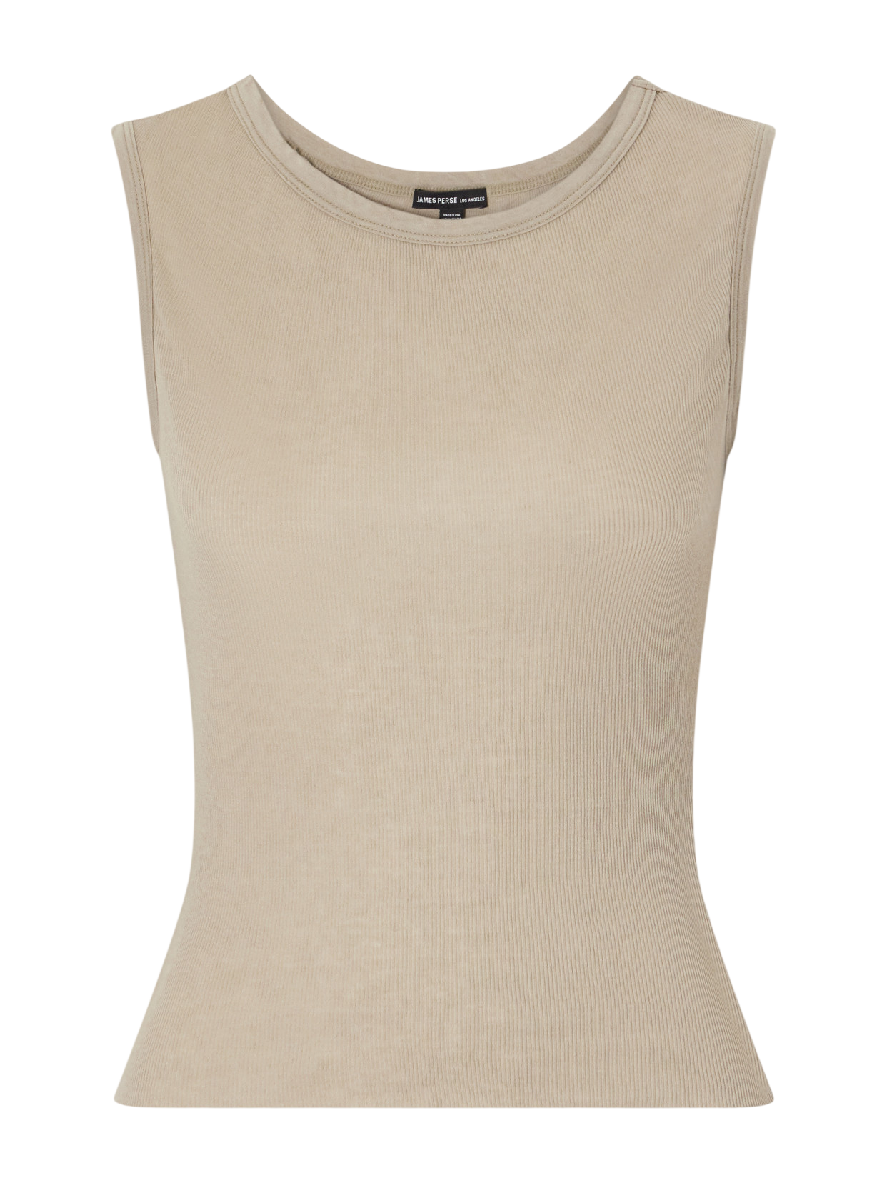 JAMES PERSE James Perse Ribbed Cotton and Cashmere-Blend Tank Top