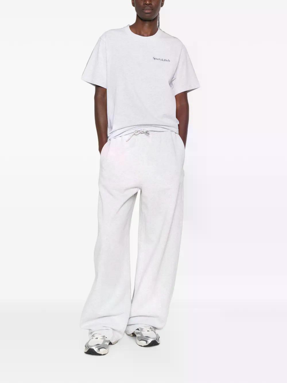 SPORTY & RICH Sporty & Rich Fema Logo-Print T-Shirt