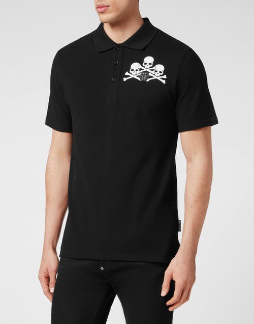 PHILIPP PLEIN polo shirt skull men