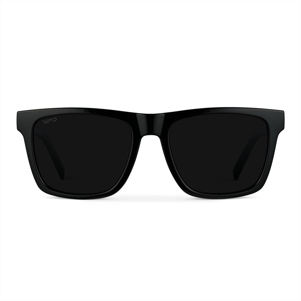WMP EYEWEAR WMP Eyewear Denver 53mm Polarized Square Sunglasses