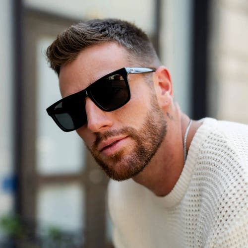 WMP EYEWEAR WMP Eyewear Denver 53mm Polarized Square Sunglasses