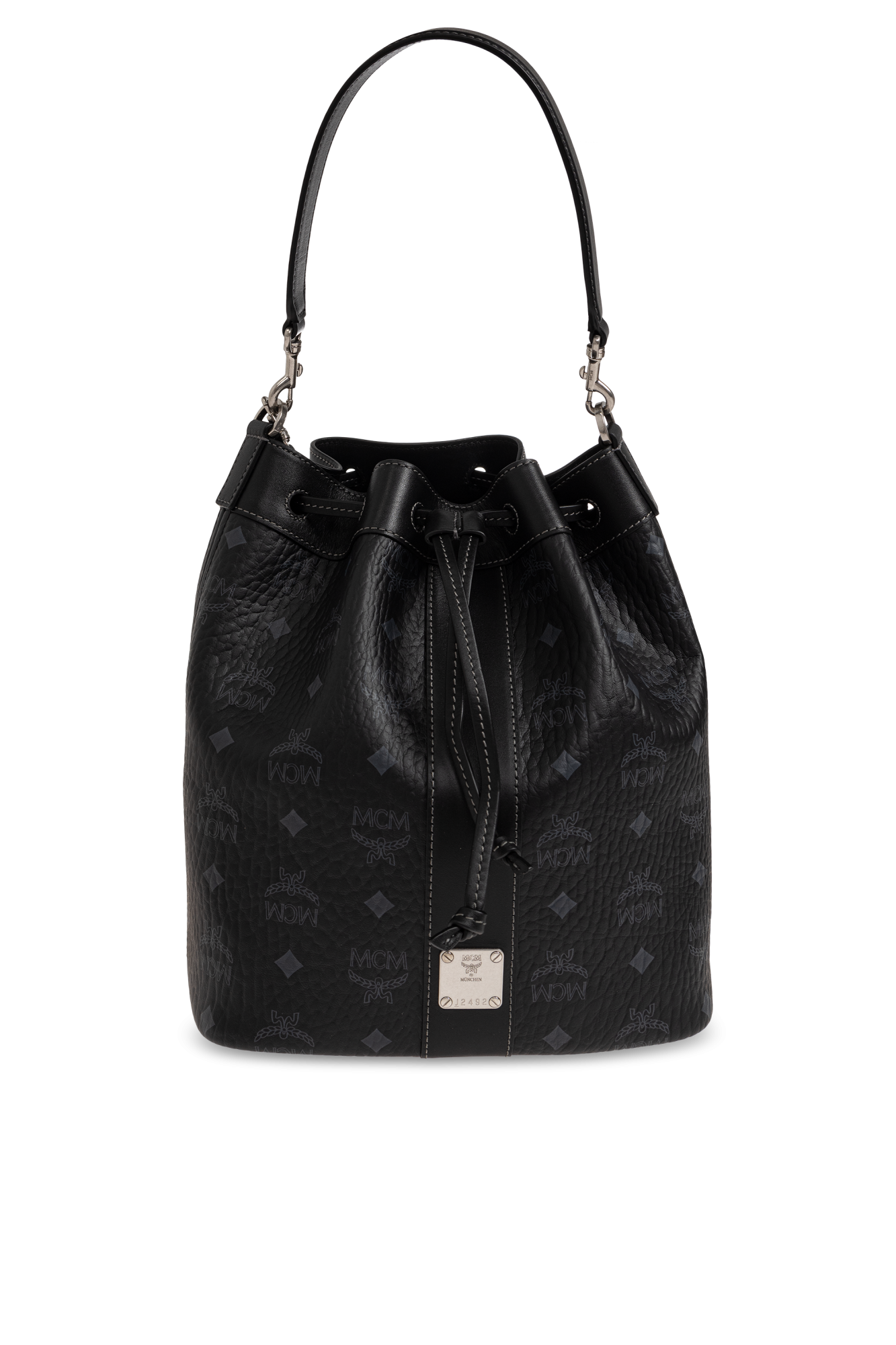 MCM MCM "Dessau" Monogram Bucket Bag