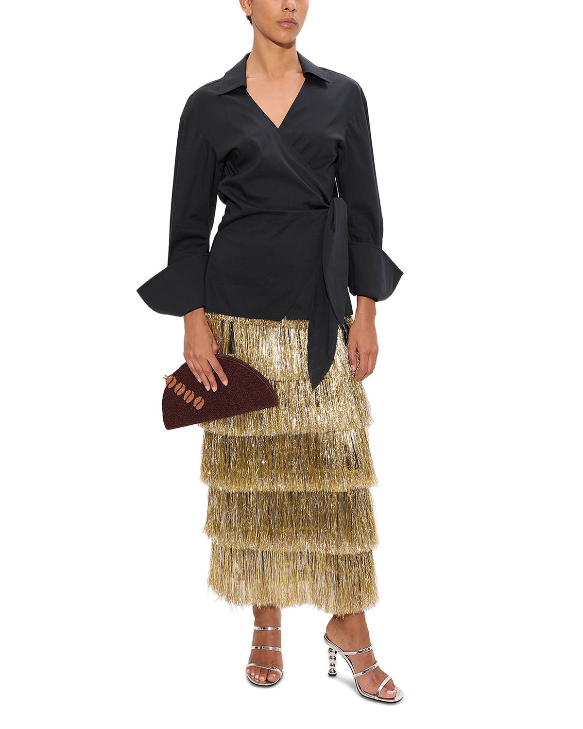 SIMONMILLER Simon Miller Beaded Clutch