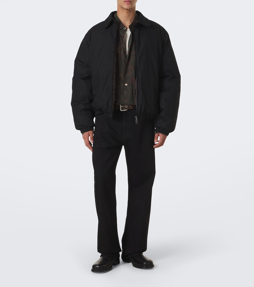 OUR LEGACY Our Legacy Avenue Cotton-Blend Down Jacket in Black Tide Cotton Nylon