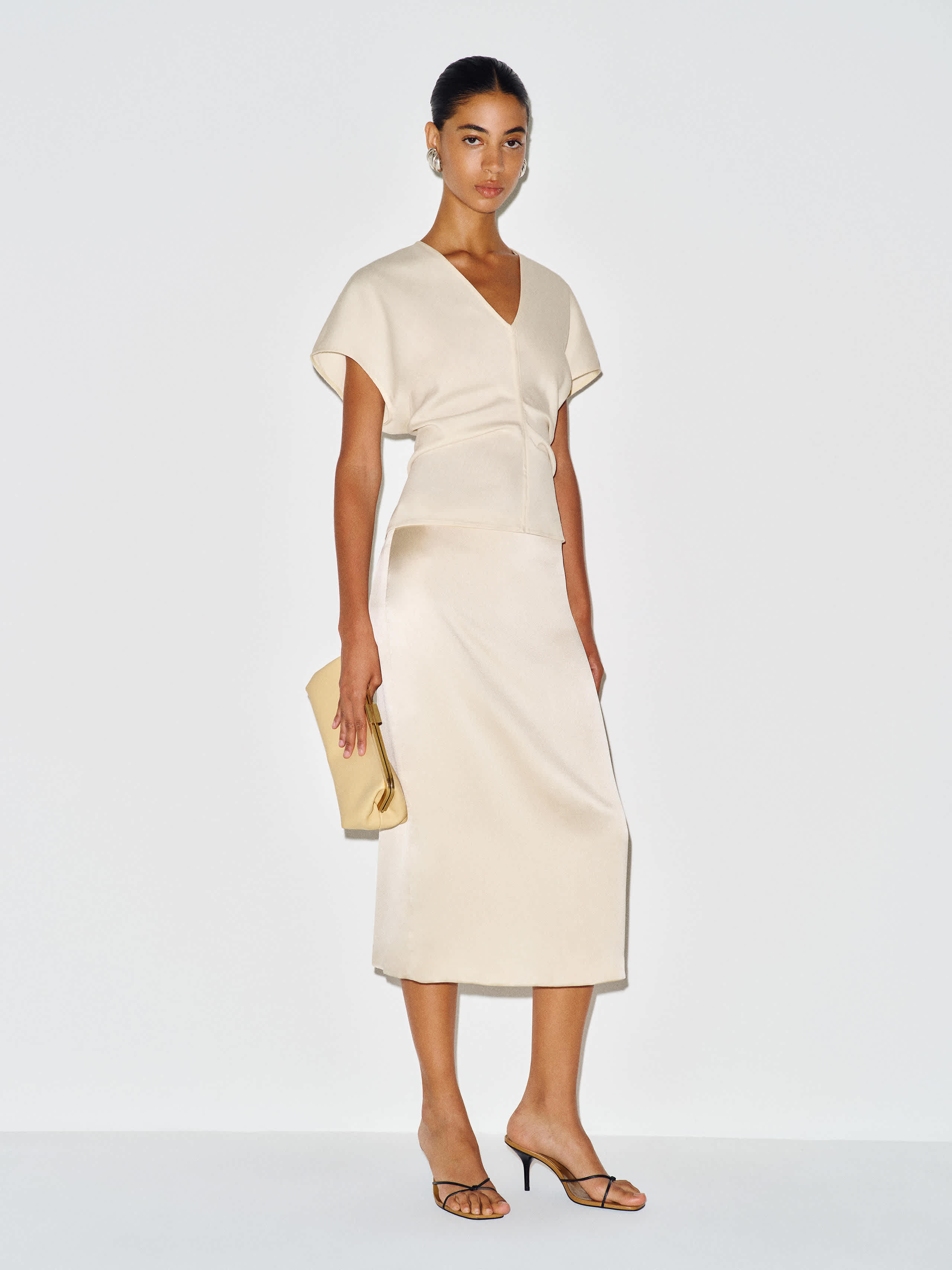 REFORMATION REFORMATION Silk Midi Skirt