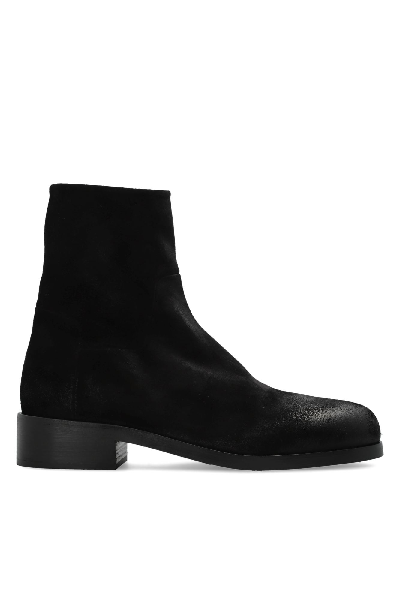 MARSÈLL Marsell Black Suede Zip Up Ankle Boots