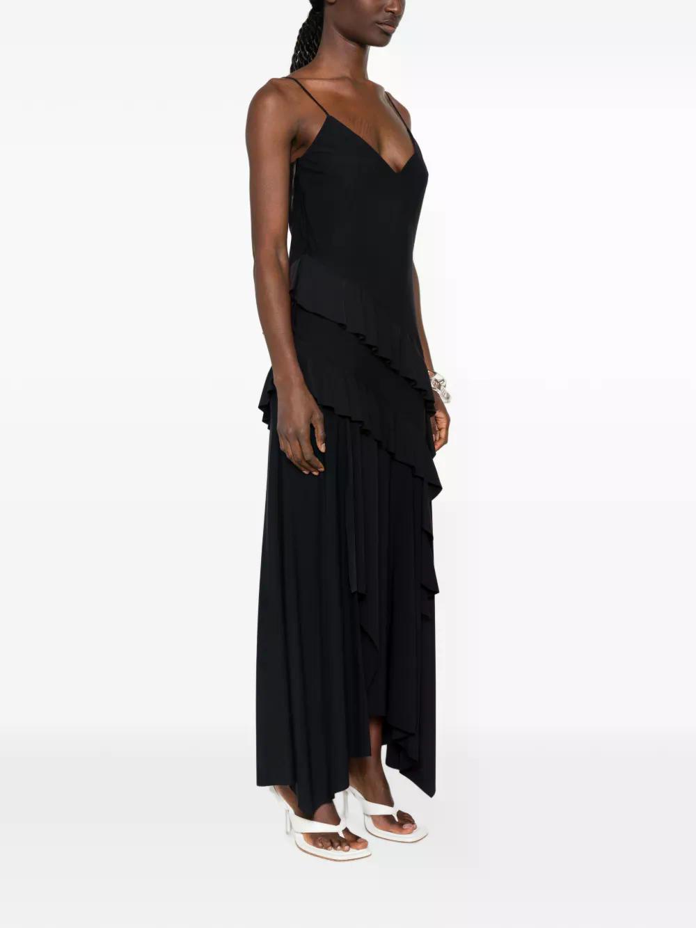 MOSCHINO Love Moschino Ruffled Asymmetric Dress