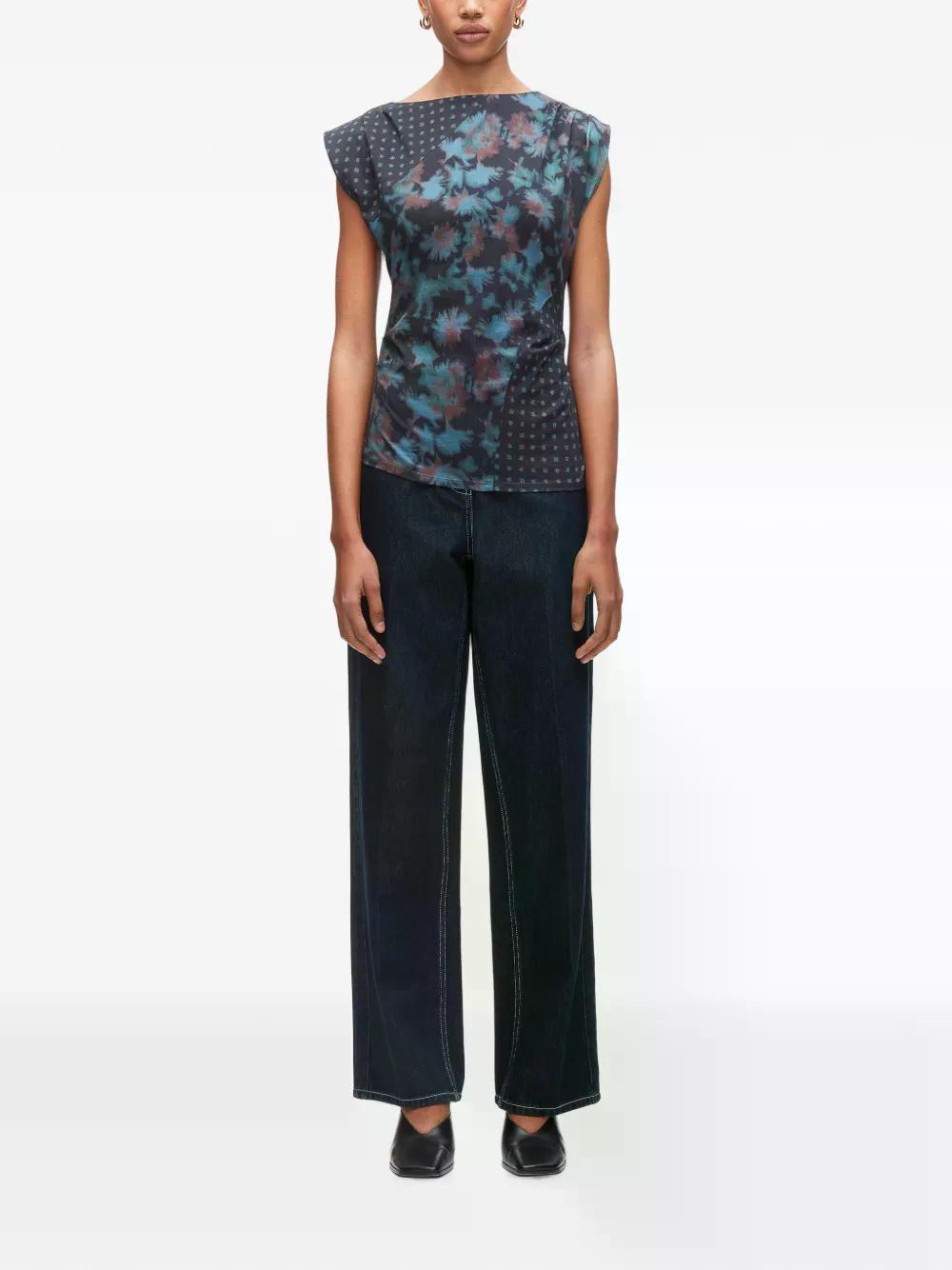 3.1 PHILLIP LIM 3.1 Phillip Lim Draped Cap Sleeve Top