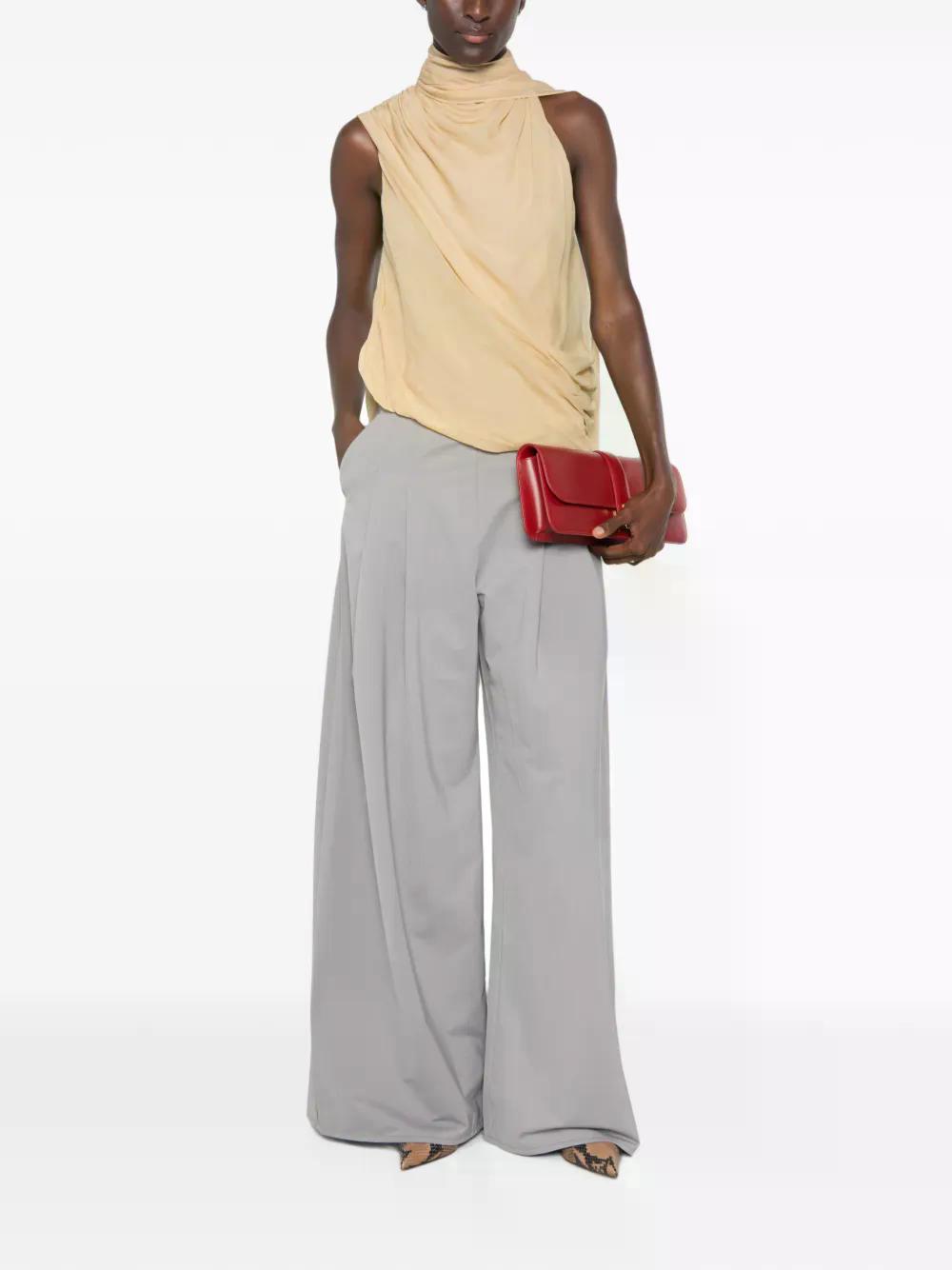 MAX MARA Max Mara Vongola Pleated Palazzo Pants