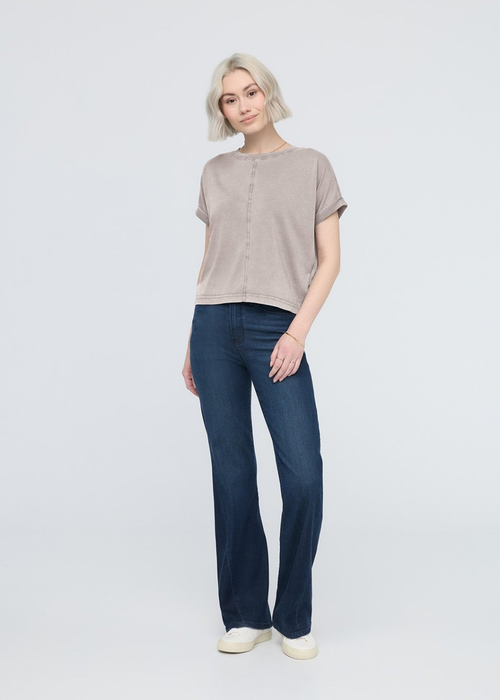 GOOD AMERICAN Good American Petite High Waist Straight Leg Jeans