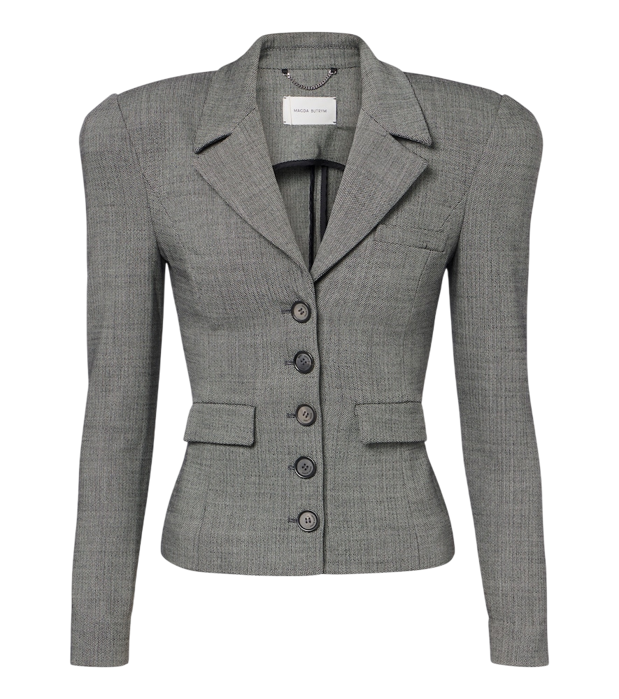 MAGDA BUTRYM Magda Butrym Herringbone Wool-Blend Jacket