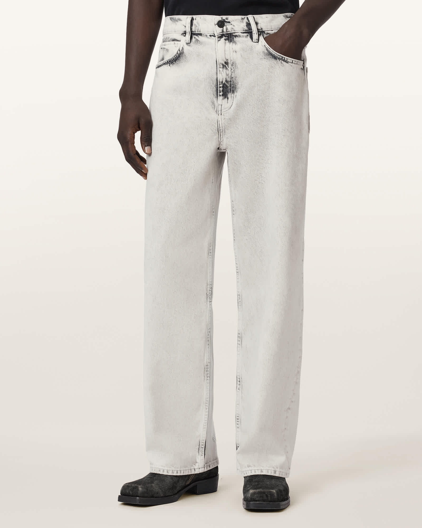 ALLSAINTS AllSaints Lenny Wide Leg Denim Jeans