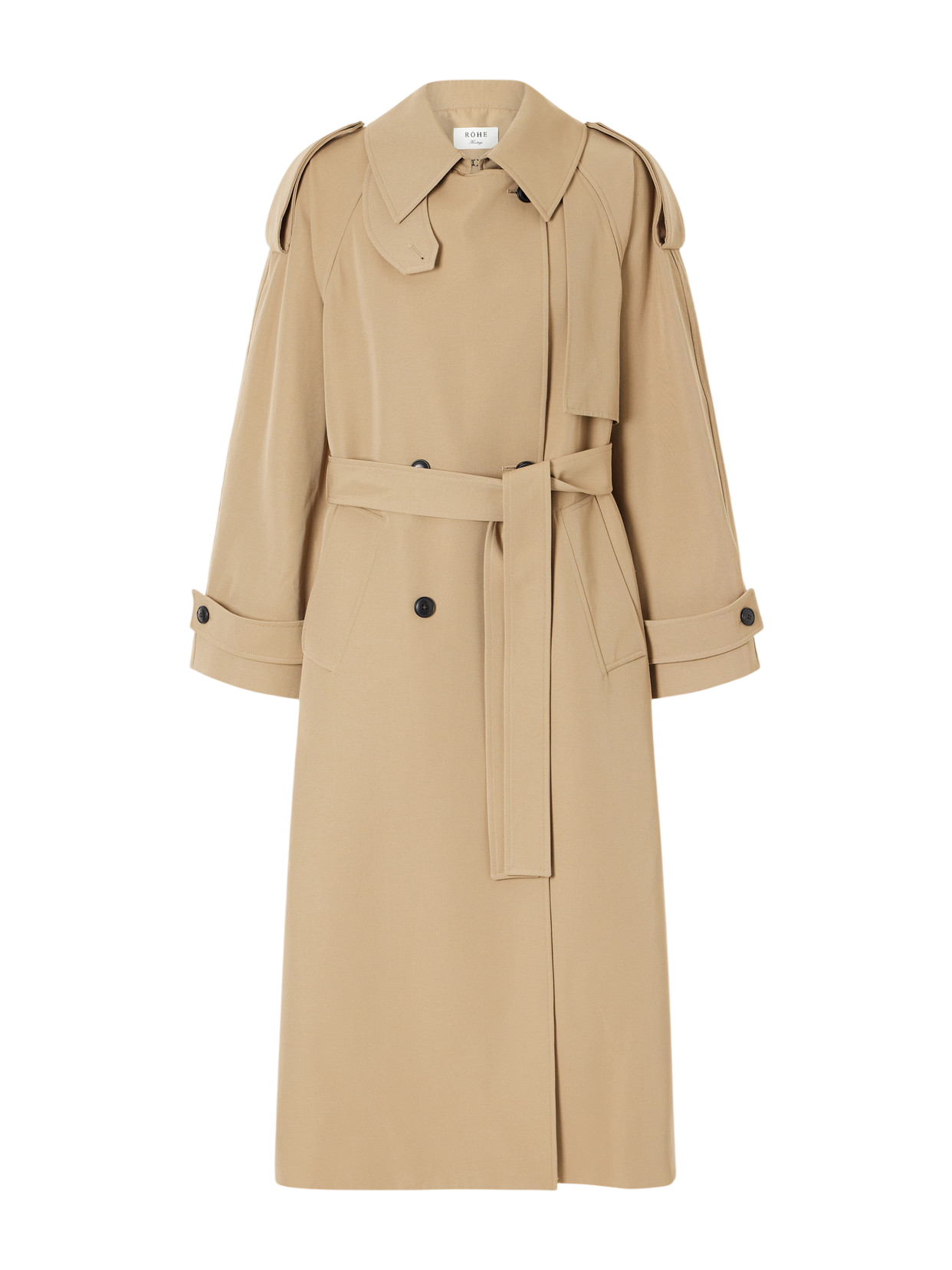 RÓHE RÓHE Classic Double-Breasted Gabardine Trench Coat