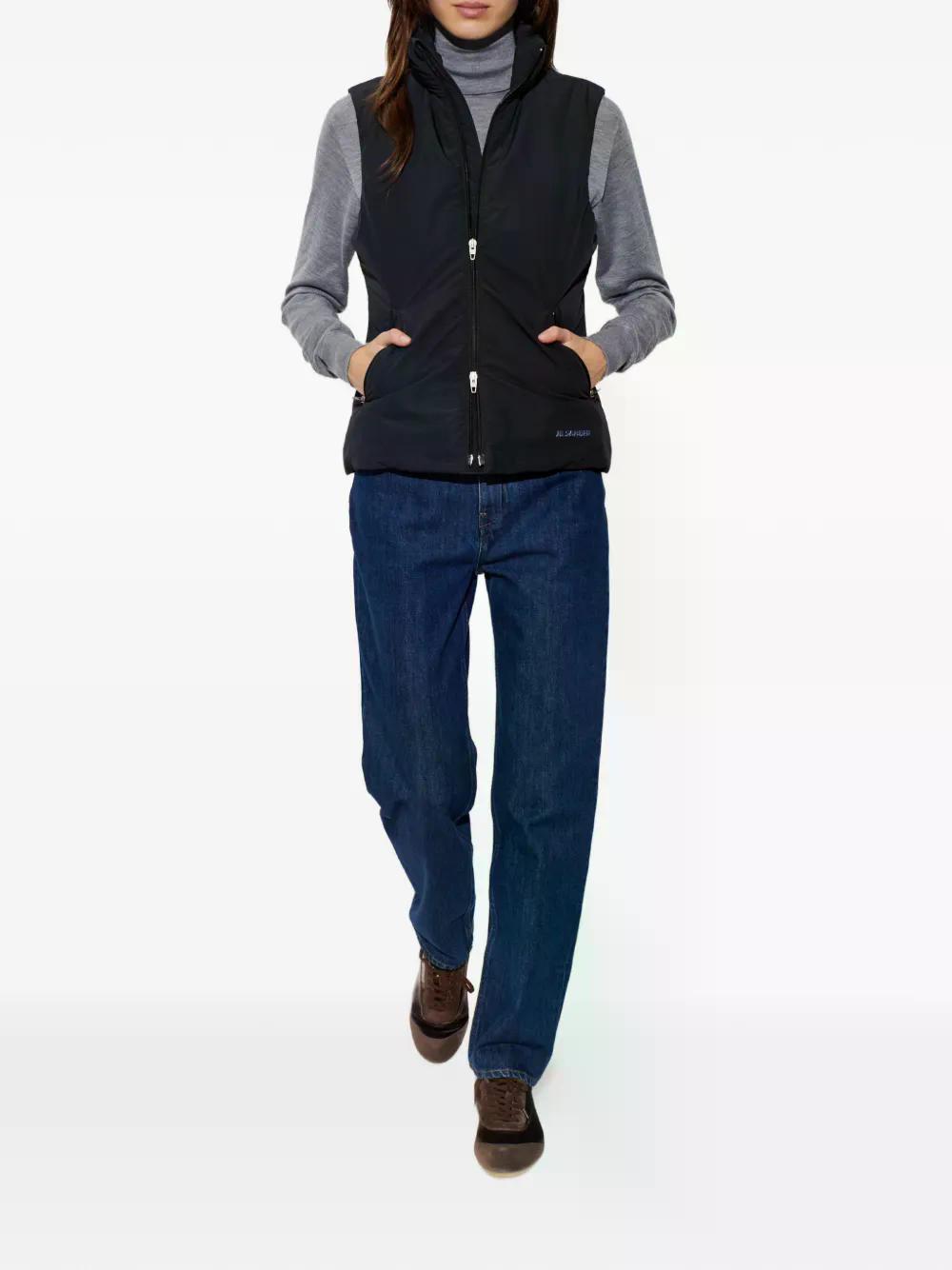 JIL SANDER Jil Sander High-Neck Padded Gilet