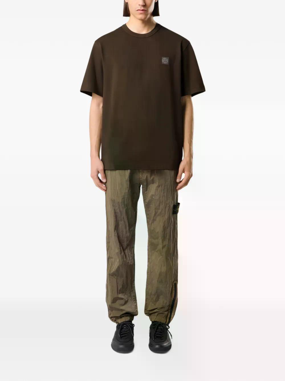 STONE ISLAND logo-patch t-shirt