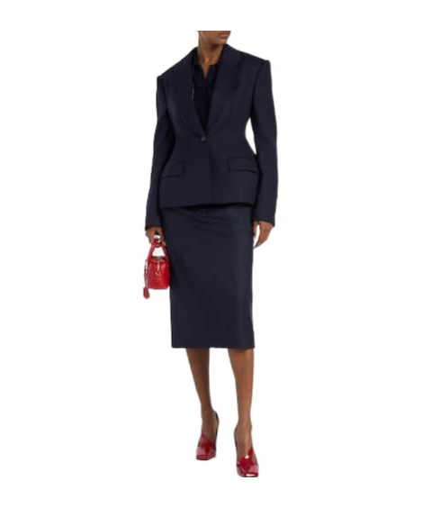 STELLA MCCARTNEY wool pencil skirt 