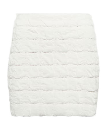 MISS CIRCLE NEW YORK Off-Shoulder Faux Fur Trimmed Top