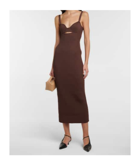 MAGDA BUTRYM Magda Butrym Ribbed Midi Dress