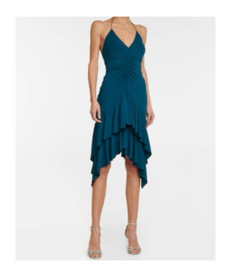 ALEXANDRE VAUTHIER Alexandre Vauthier Jersey Halterneck Midi Dress
