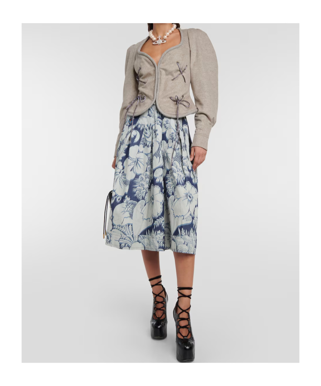 VIVIENNE WESTWOOD Vivienne Westwood Puff Sleeve Tie-Front Jacket