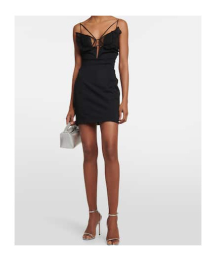 NENSI DOJAKA Nensi Dojaka Frill-Trimmed Minidress
