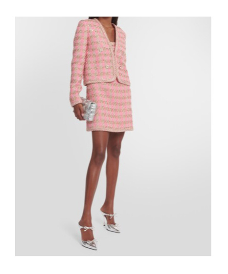 GIAMBATTISTA VALLI Giambattista Valli Sleeveless Tweed Mini Dress