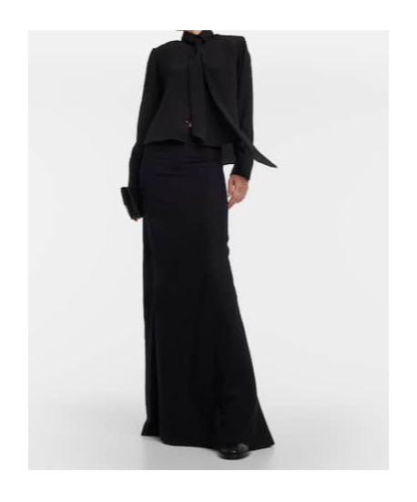 ANN DEMEULEMEESTER Ann Demeulemeester Virgin Wool Maxi Skirt