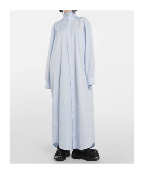 cos asymmetric deconstructed shirt dress COS Asymmetric Deconstructed Shirt Dress in Blue