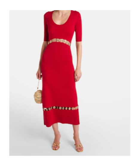 PACO RABANNE Paco Rabanne Embellished Maxi Dress
