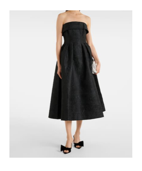 REBECCA VALLANCE Rebecca Vallance Esther Off-Shoulder Midi Dress