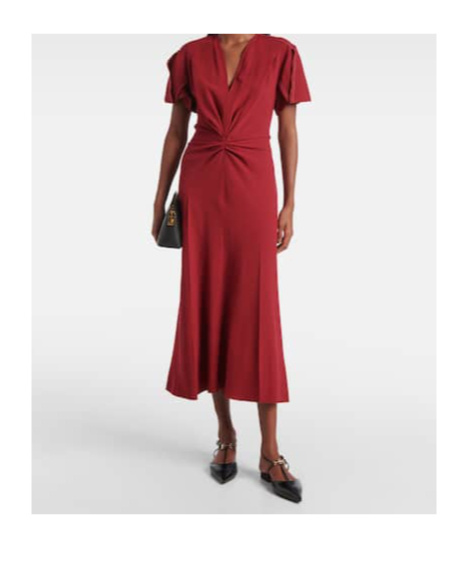 VICTORIA BECKHAM Victoria Beckham Wool-Blend Midi Dress