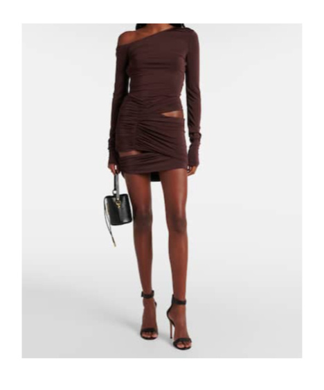 NENSI DOJAKA Nensi Dojaka Asymmetrical Cut-Out Mini Dress