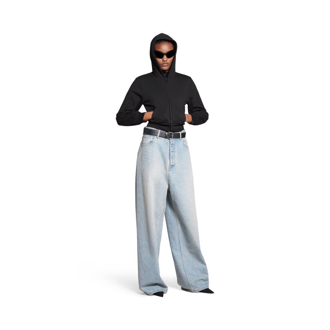 BALENCIAGA Balenciaga Logo Patch Baggy Jeans