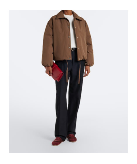 JIL SANDER Jil Sander Suede-Trimmed Velvet Sneakers