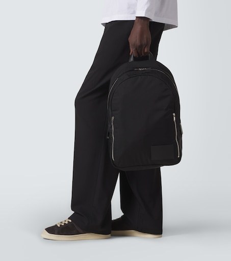 JIL SANDER Jil Sander Leather Trimmed Backpack