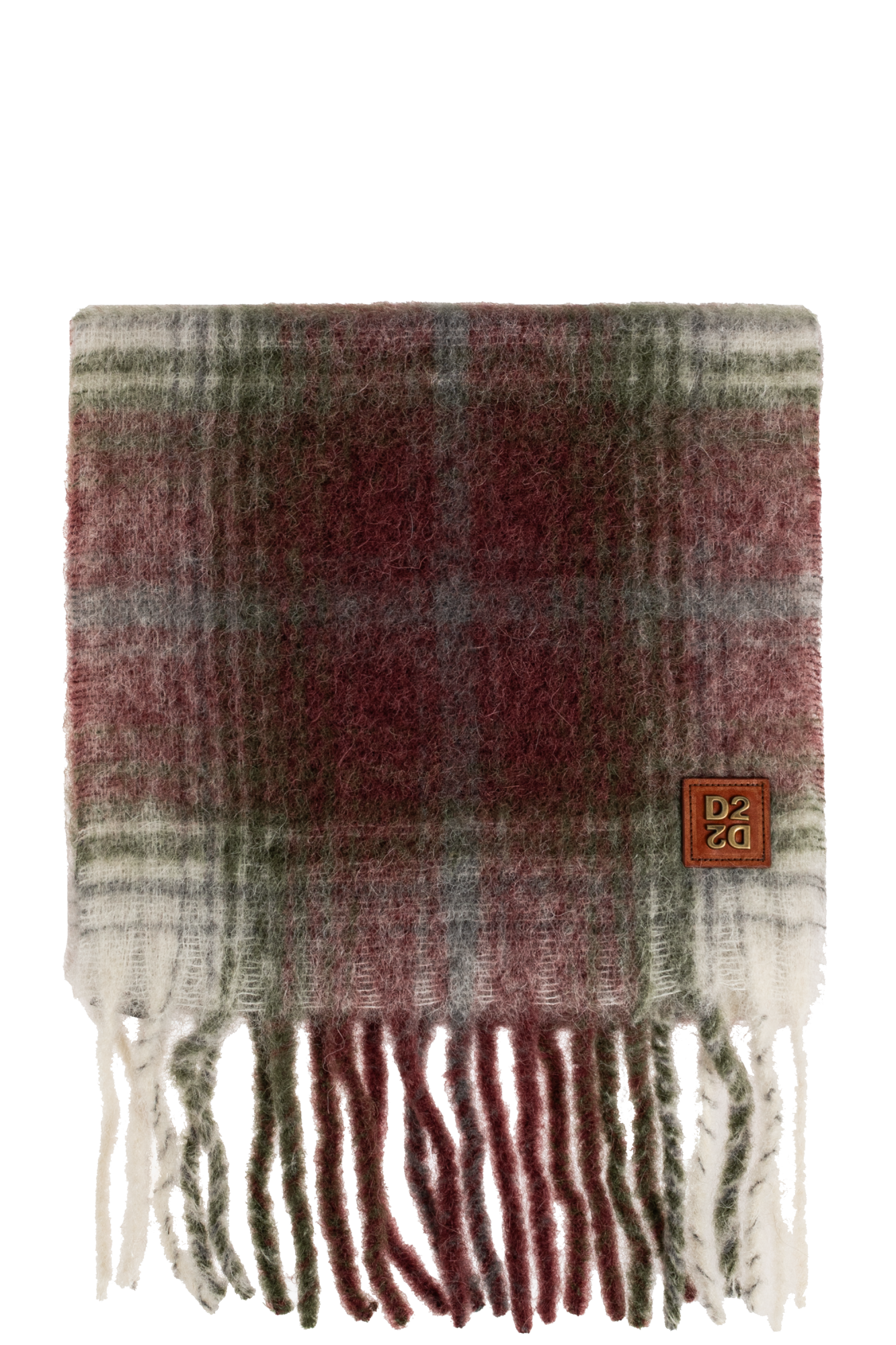 DSQUARED2 checked pattern scarf