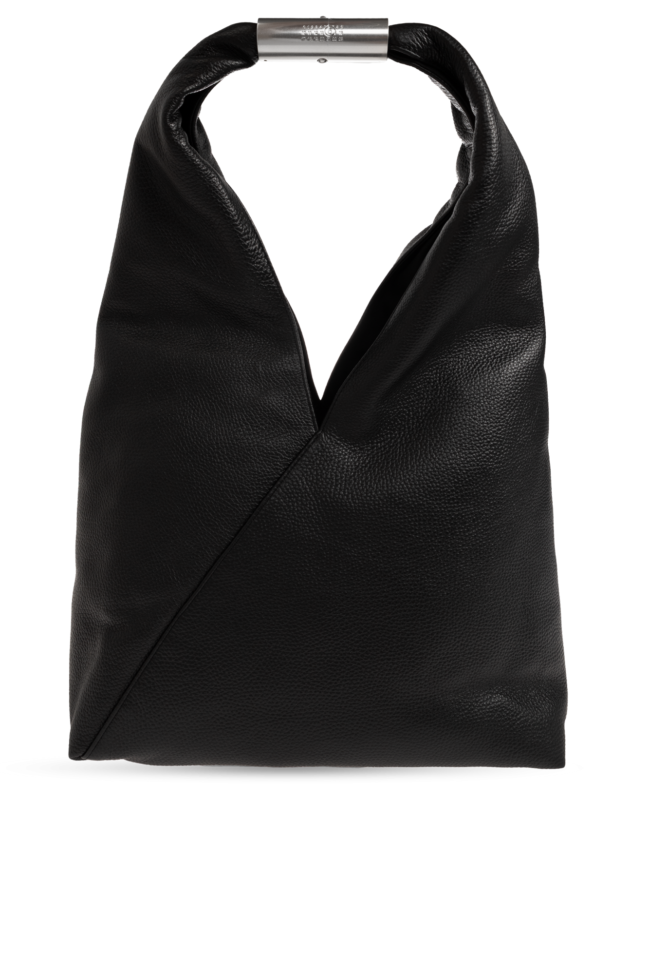MAISON MARGIELA MM6 Maison Margiela Black Full-Grain Leather Bag