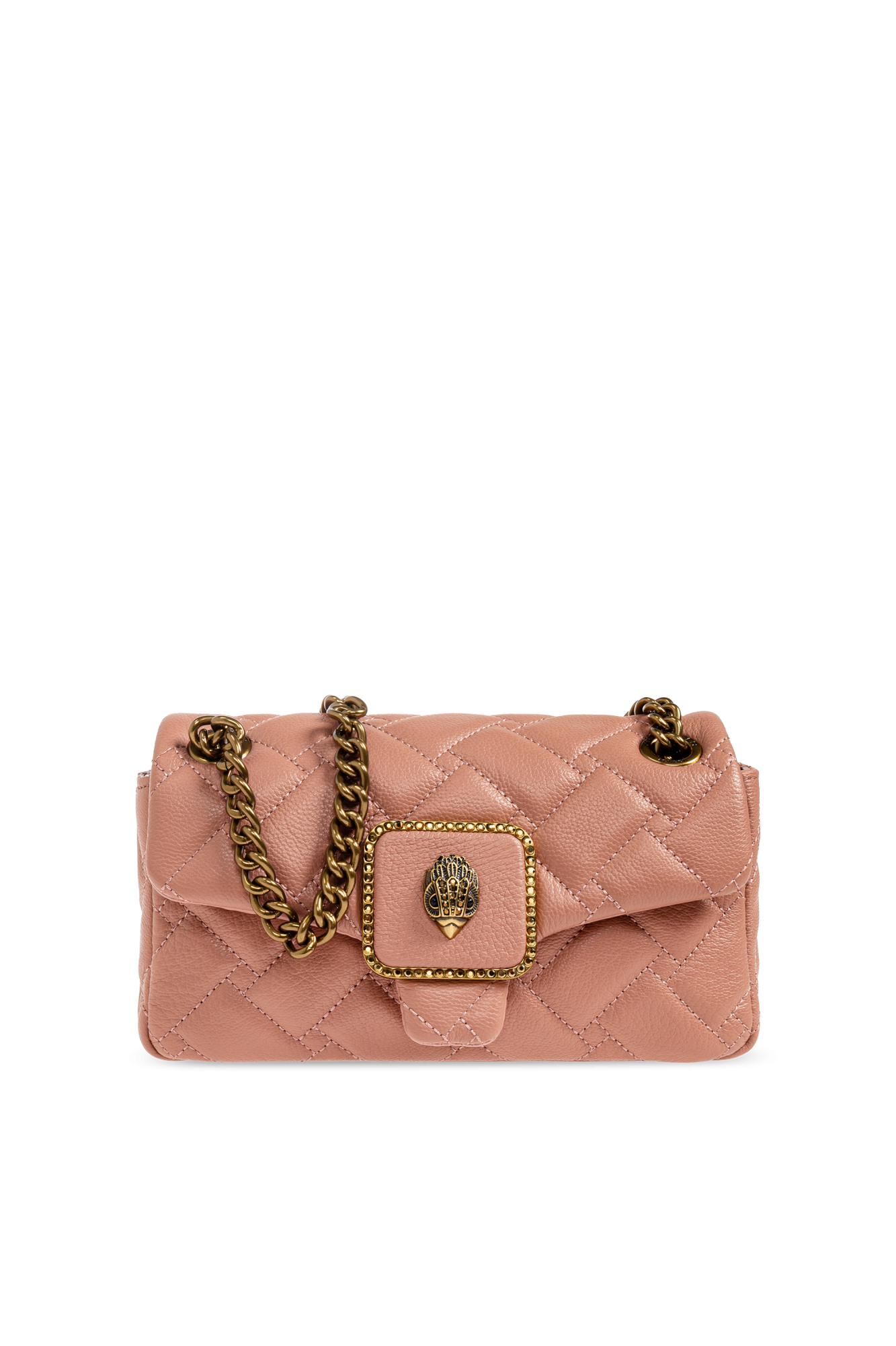 KURT GEIGER Kurt Geiger Mini Pimlico Quilted Leather Bag with Chain Strap