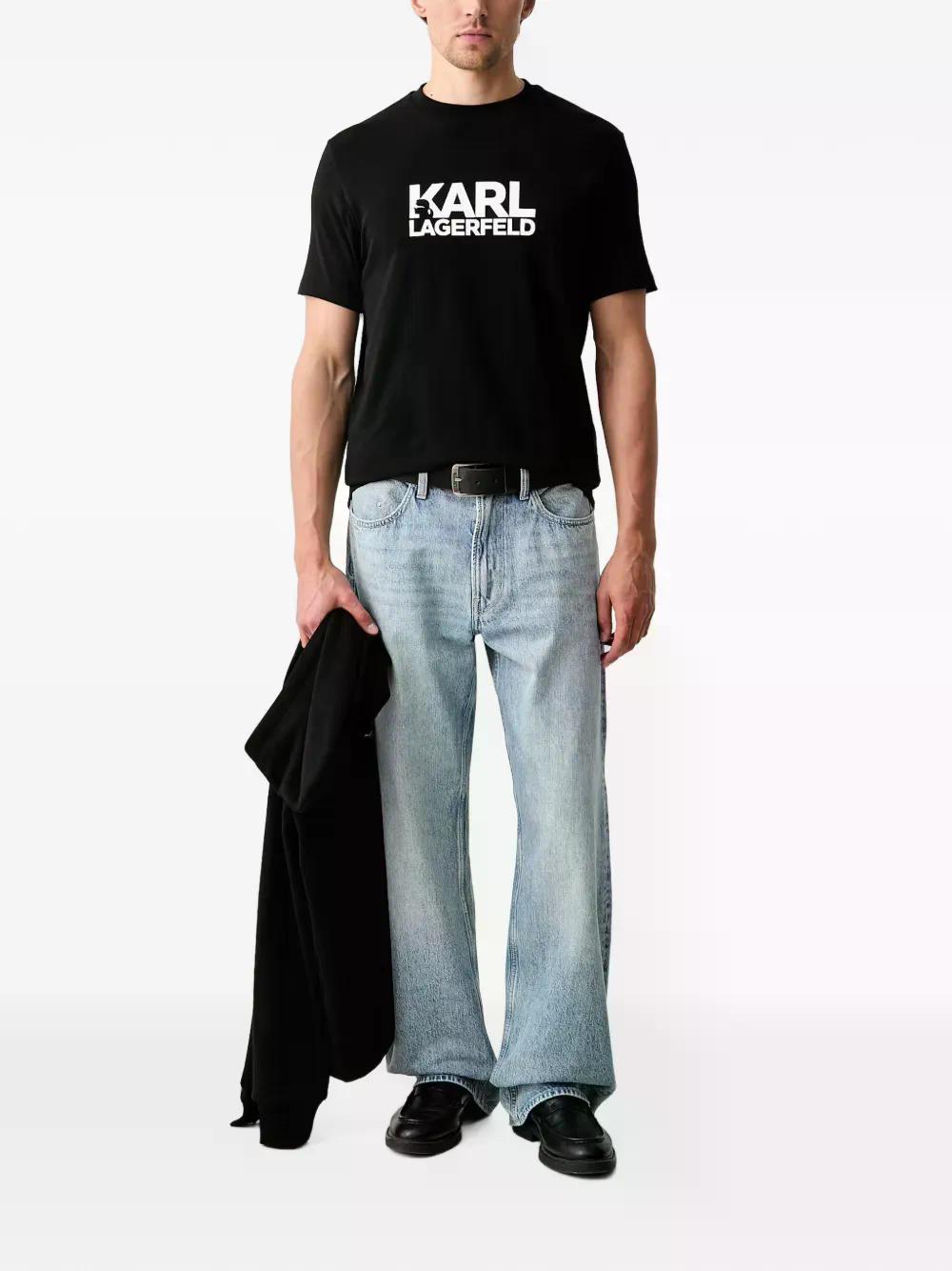 KARL LAGERFELD logo-print t-shirt