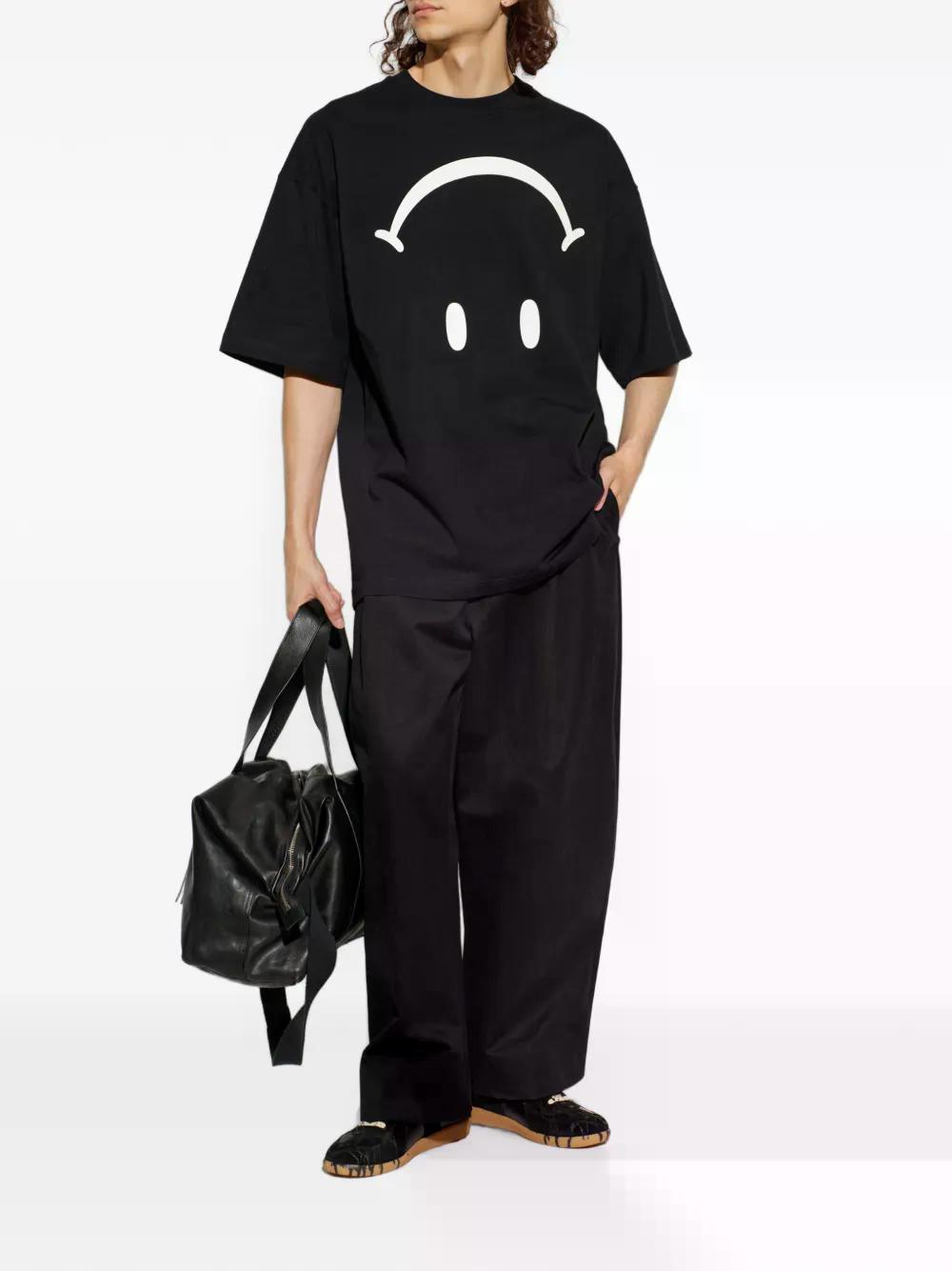 MOSCHINO x smiley graphic-print t-shirt