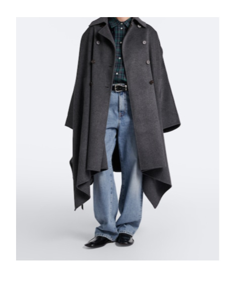 RÓHE Róhe Double-Breasted Wool and Cashmere Cape