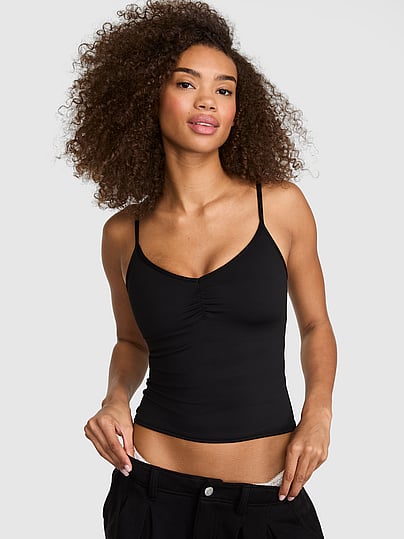 PINK PINK Relay™ Ruched V-Neck Bra Tank
