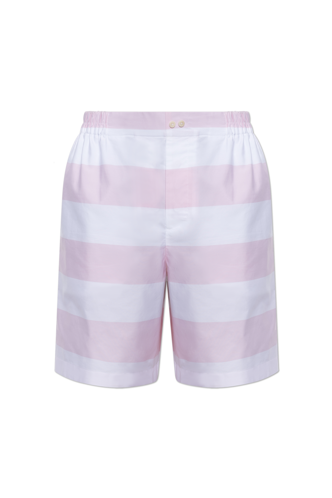 JACQUEMUS Jacquemus 'Calecon' Striped Cotton Shorts
