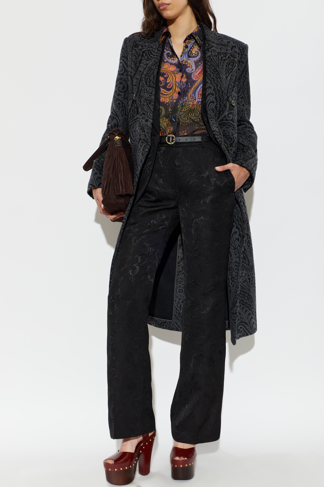 ETRO Etro Double-Breasted Wool Coat