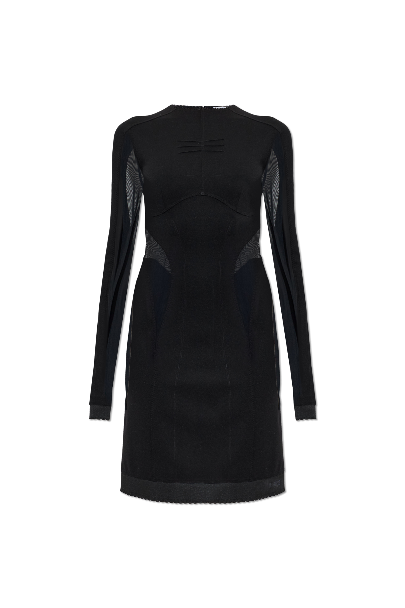 ATTICO The Attico Fitted Dress with Transparent Inserts