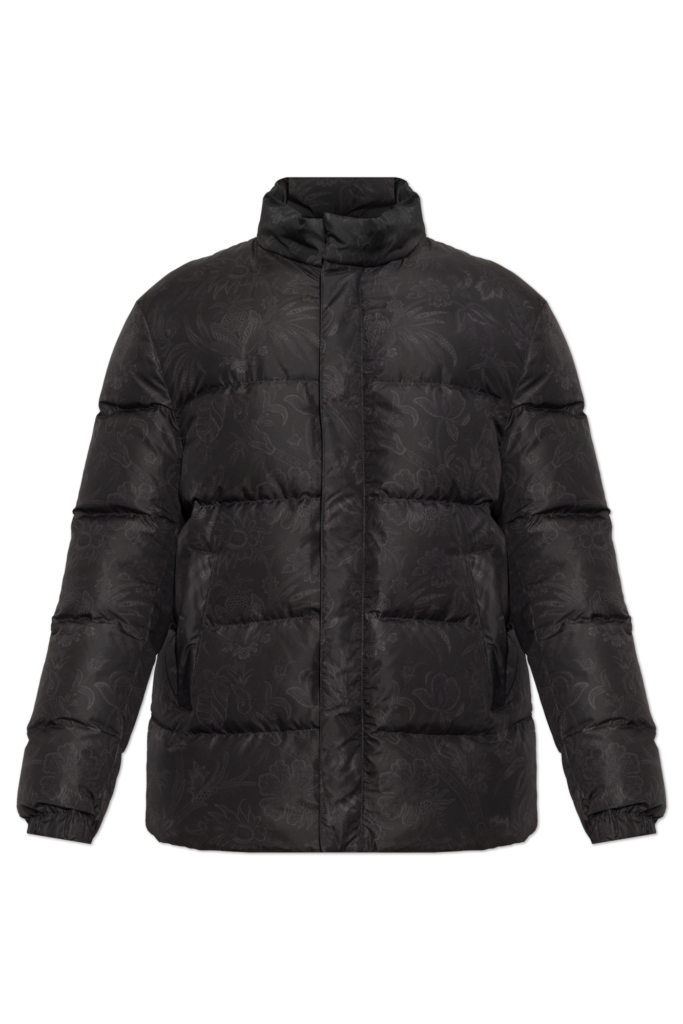 ETRO Etro Quilted Down Puffer Jacket with Botanical Pattern