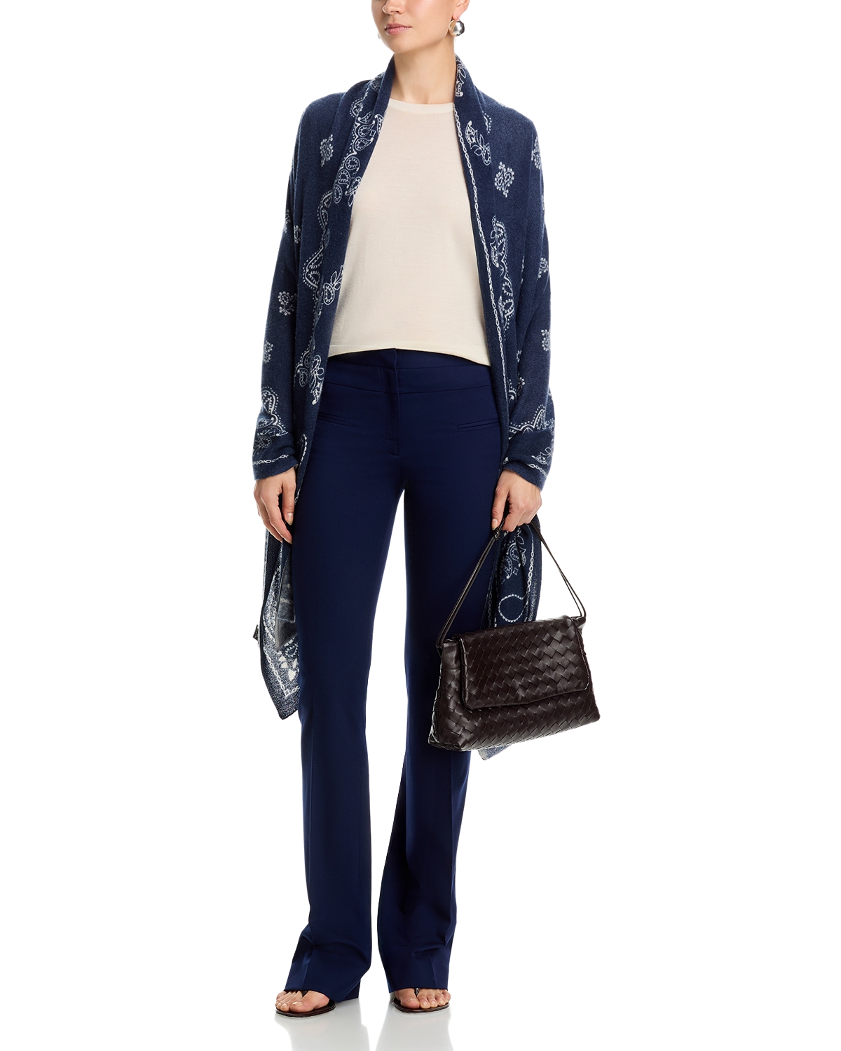 BLOOMINGDALE'S 100% cashmere bandana travel wrap - exclusive